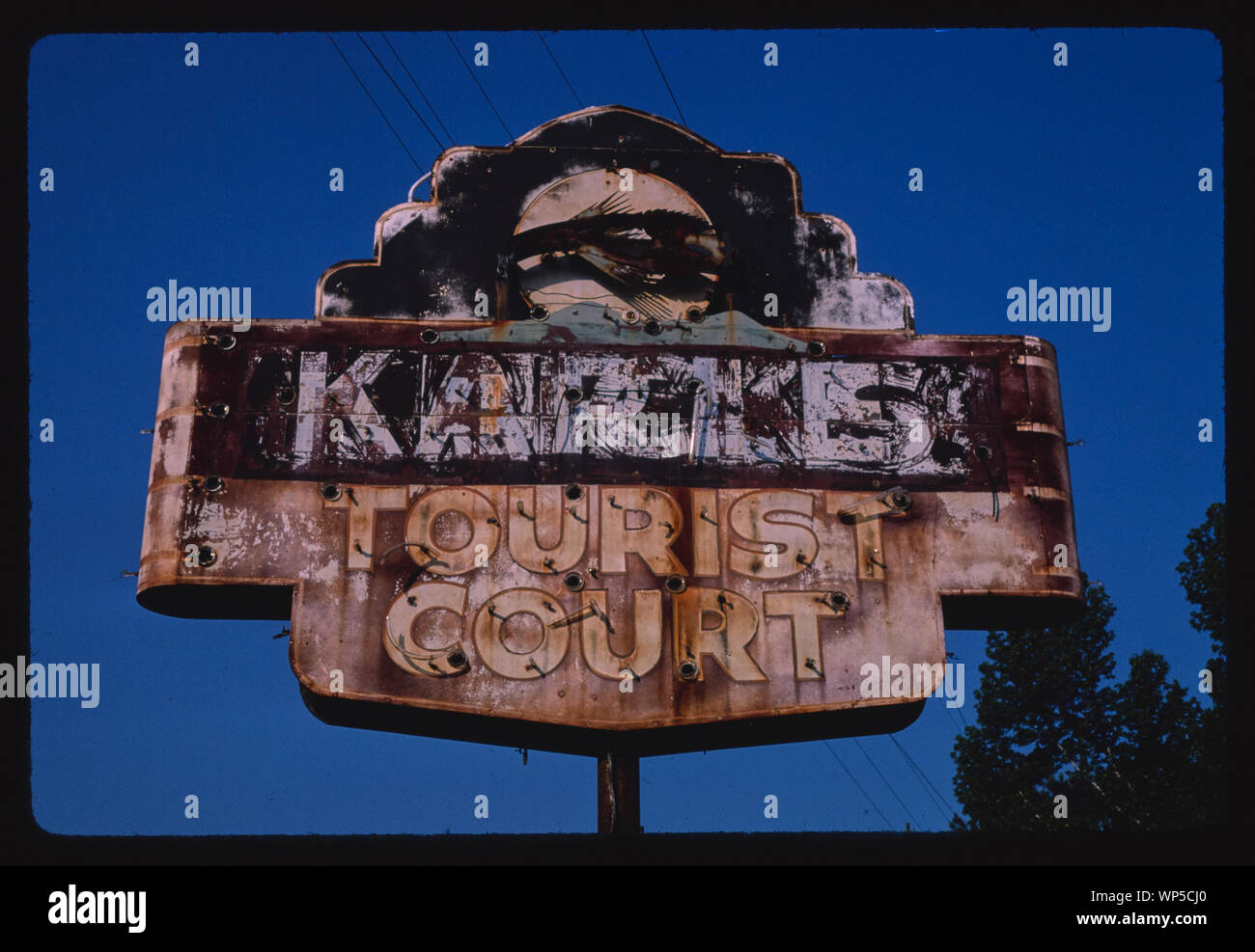 Karl's Tourist Court sign, Meridian, Idaho Stock Photo - Alamy