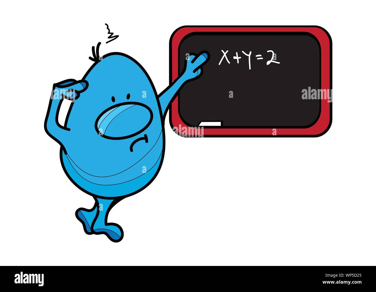 Hand in front blue Cut Out Stock Images & Pictures - Alamy