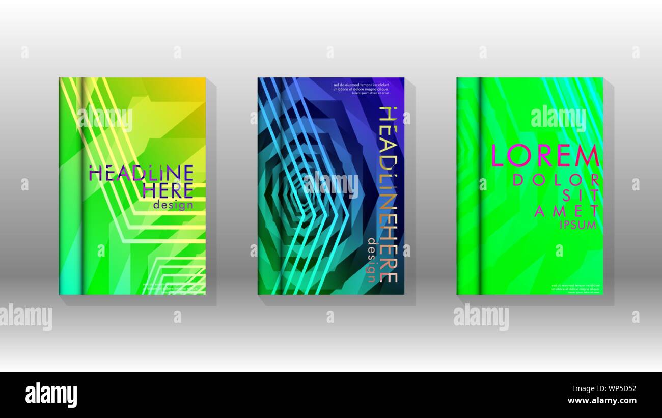 Cover book colorful hexagon abstract background. Transparent vector ...