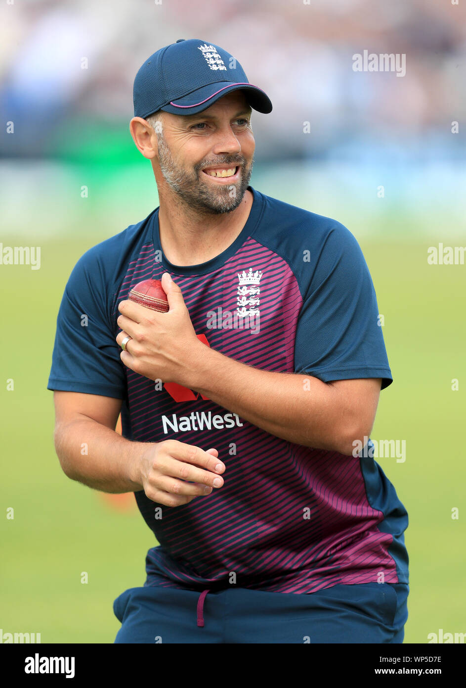 England fielding coach Carl Hopkinson during day four of the fourth ...