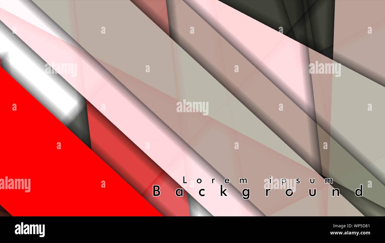 Abstract vector background design Rectangular tube element vector ...