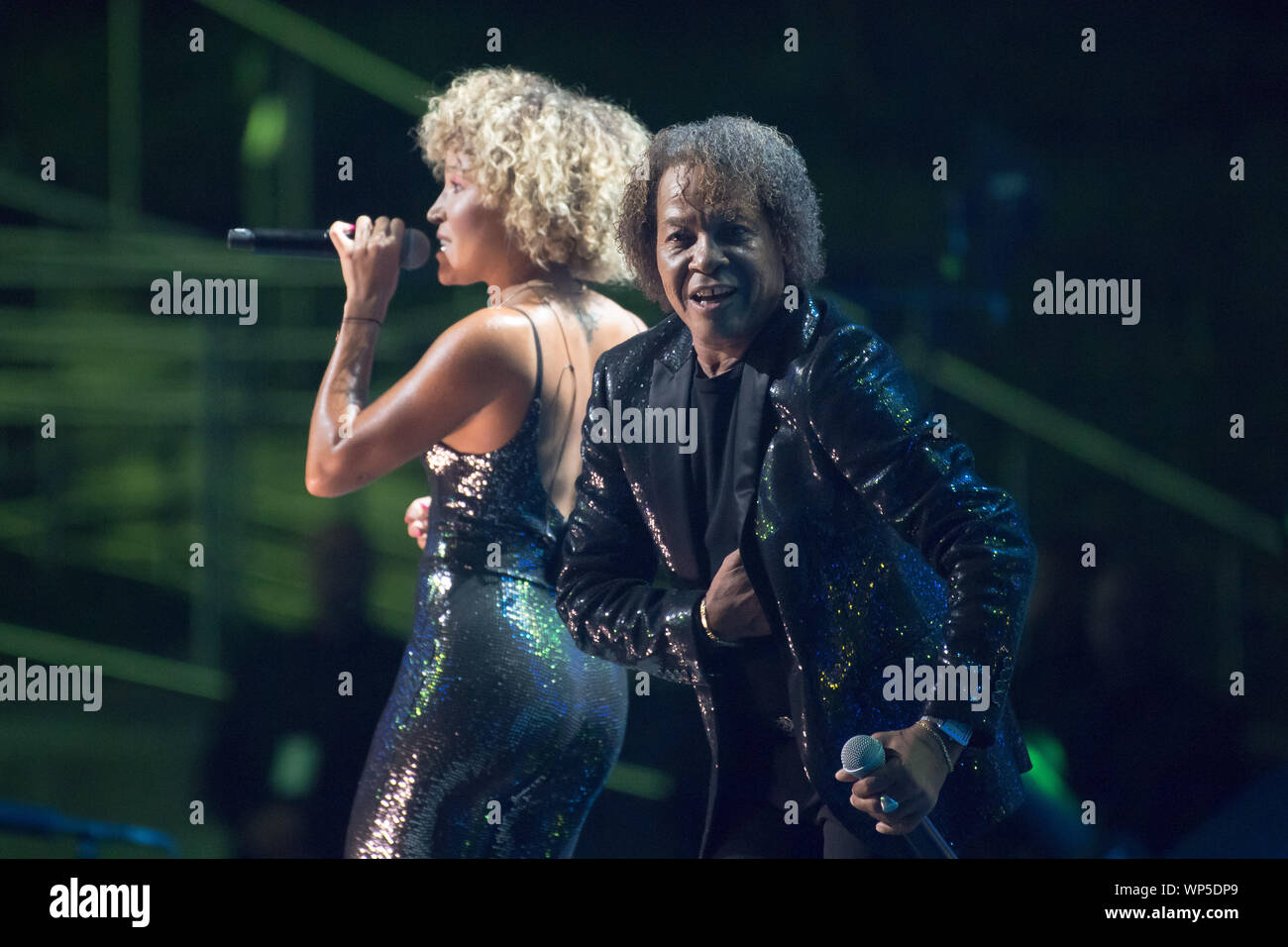 Patrick Jean-Baptiste and Annette Eltice of Ottawan in concert at Top ...