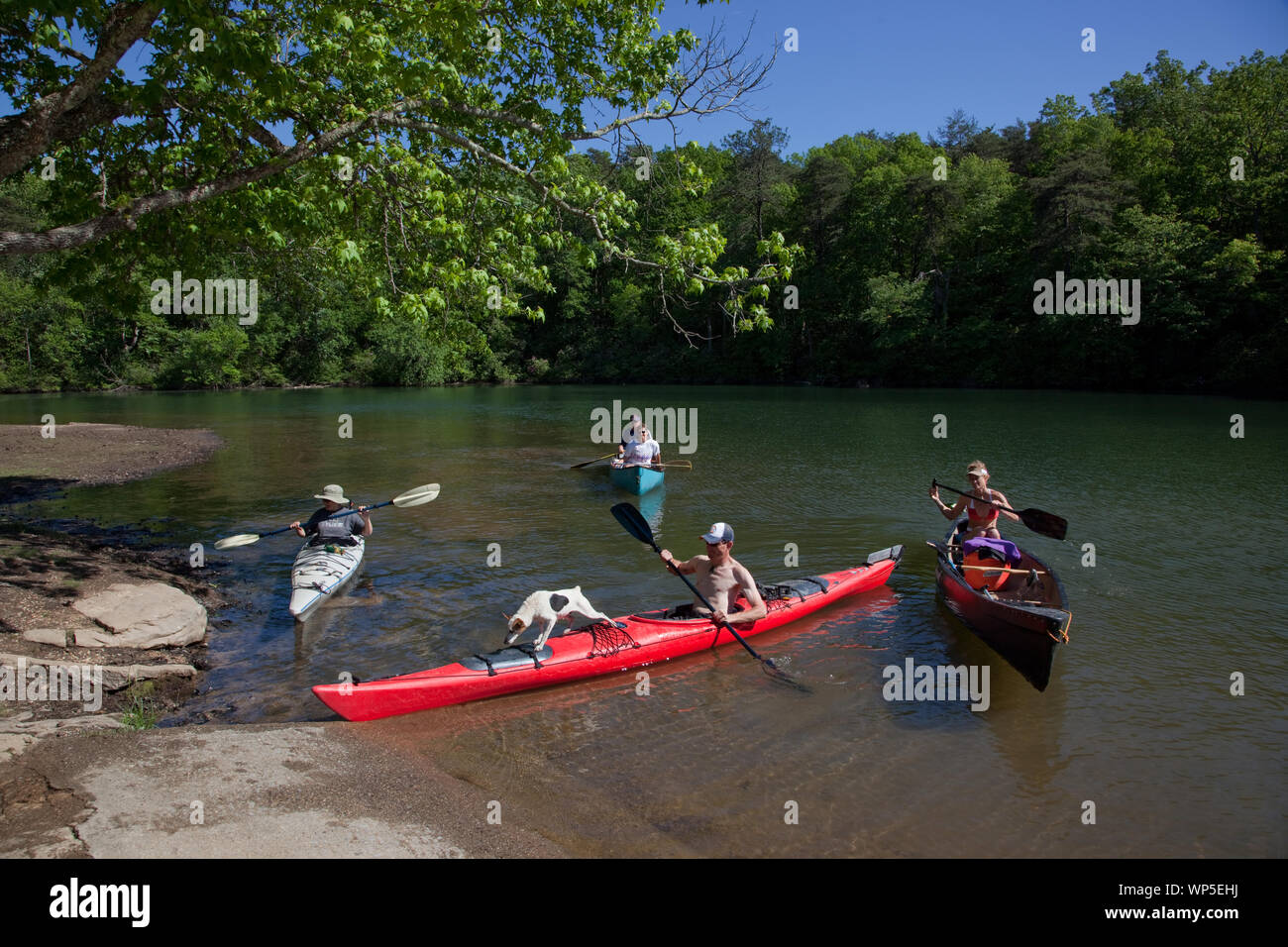 Kayakers,] Desoto State Park, Fort Payne, Alabama Stock Photo - Alamy