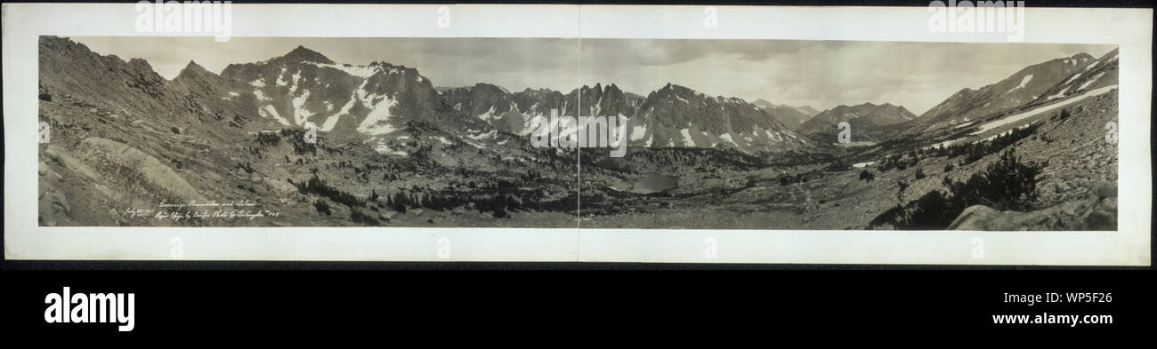 Kearsarge pinnacles and lakes Stock Photo - Alamy