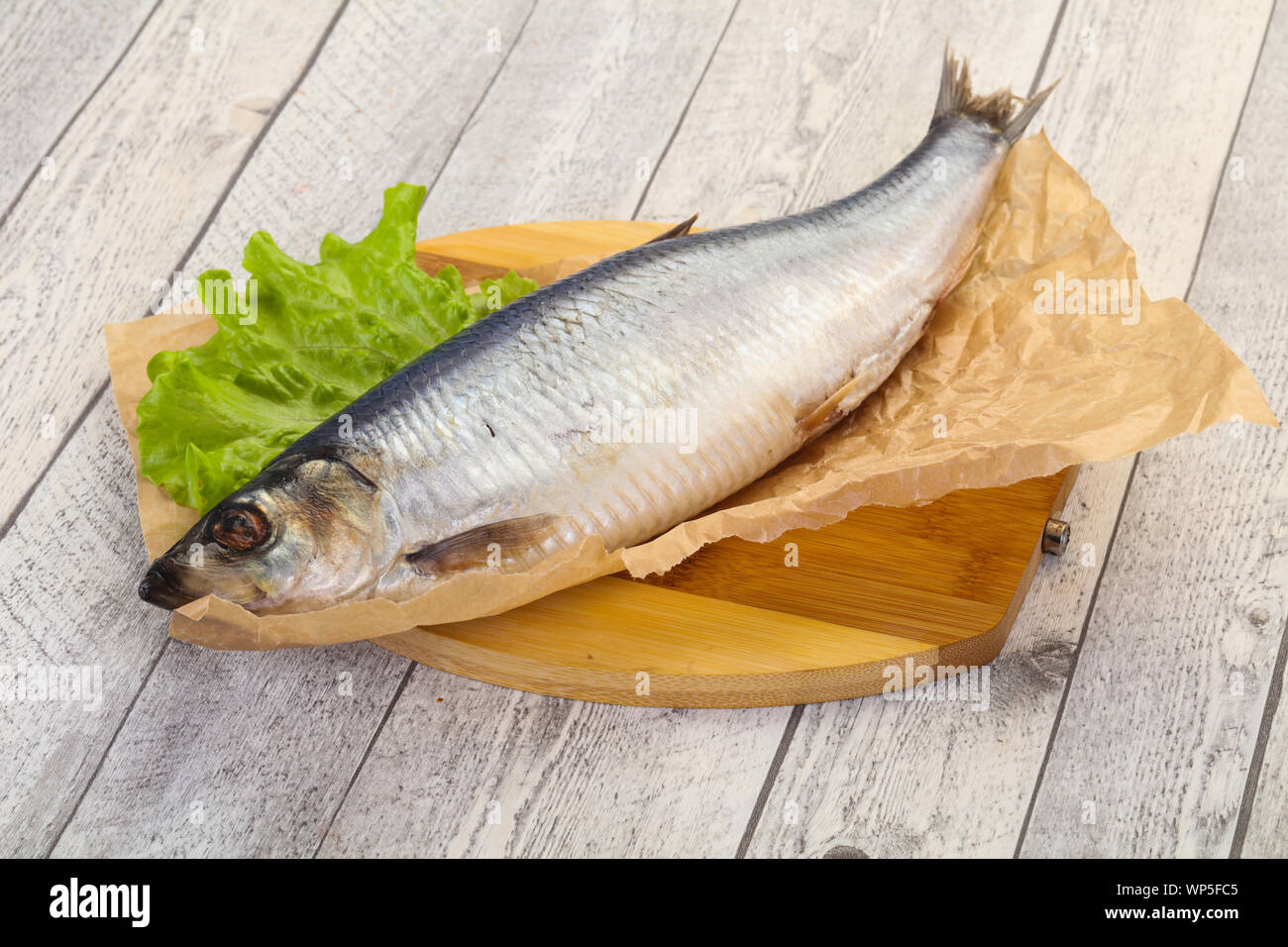 Salted herring fish ready for eat Stock Photo - Alamy