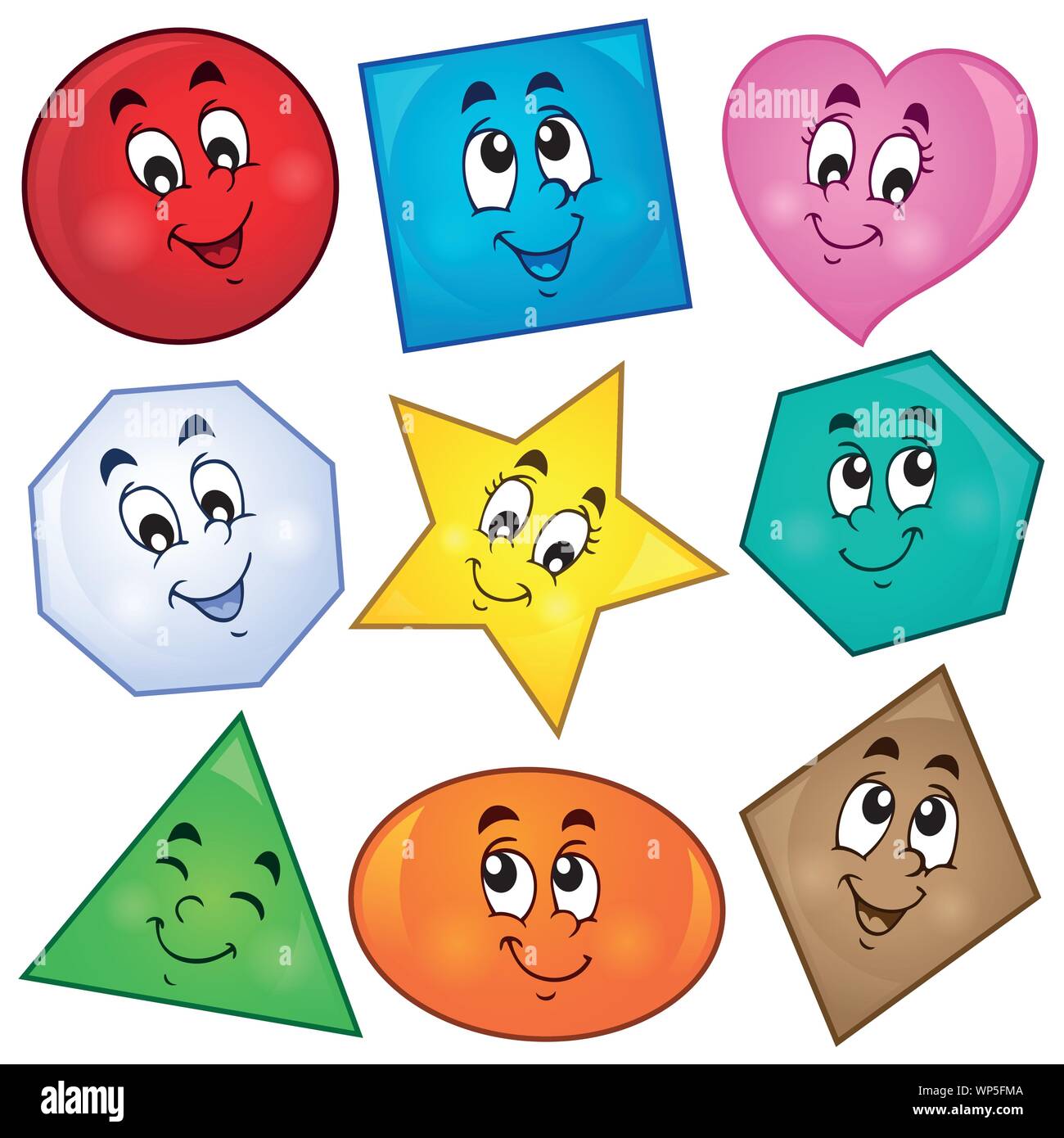 Various shapes theme image 1 Stock Vector Image & Art - Alamy