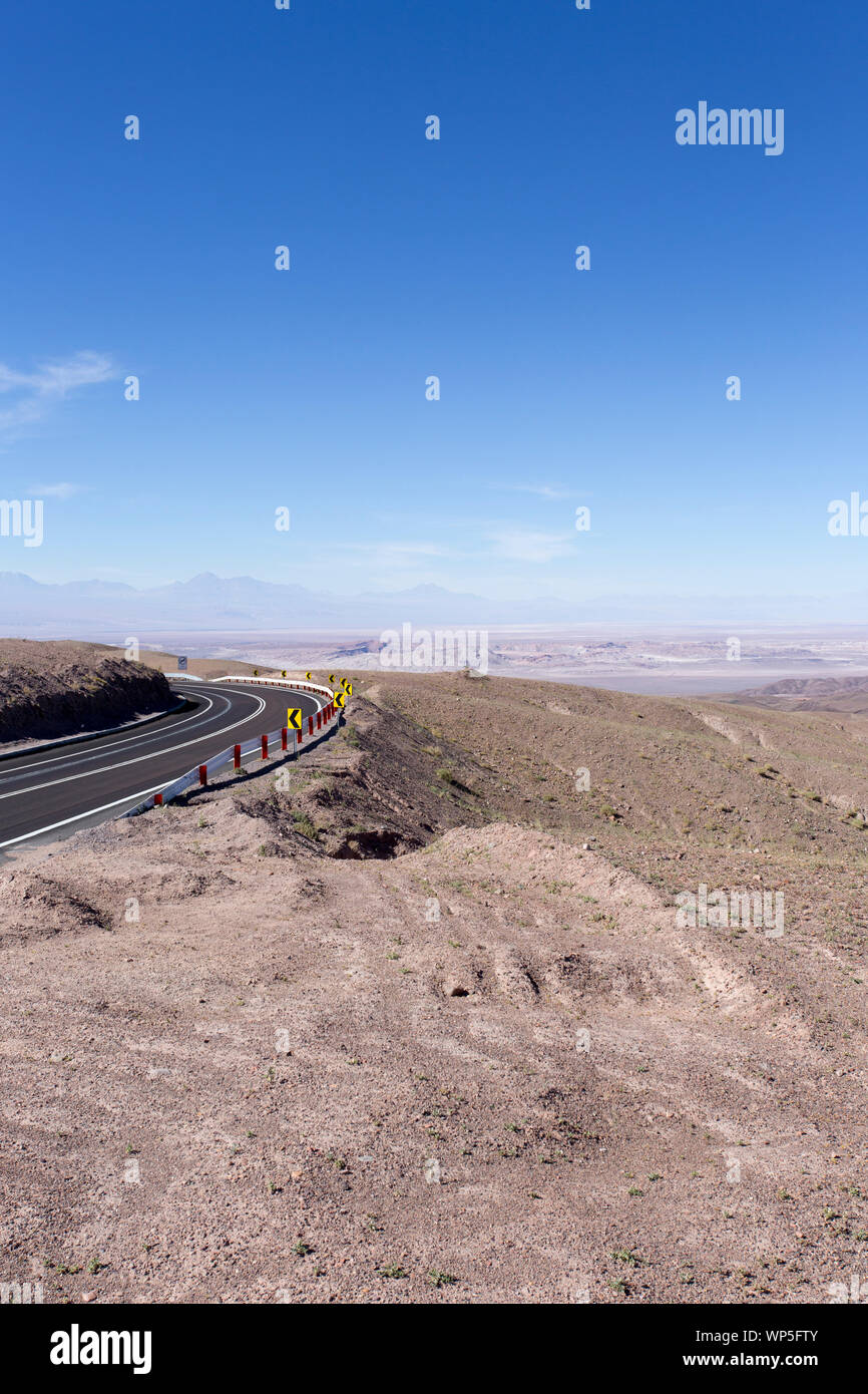 A desert view from Panamericana, route 5, Chile Stock Photo - Alamy