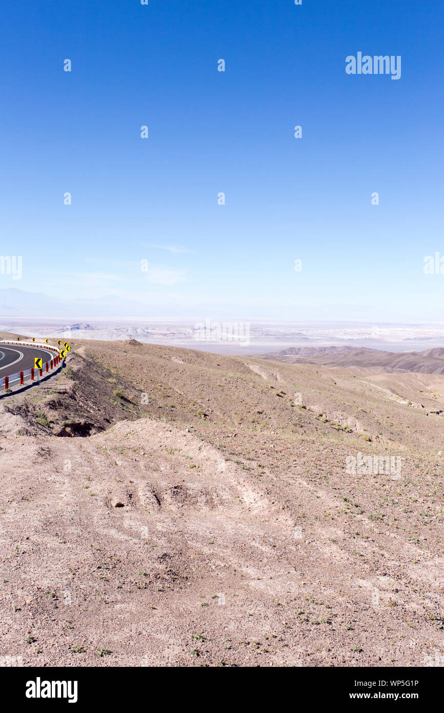 A desert view from Panamericana, route 5, Chile Stock Photo - Alamy