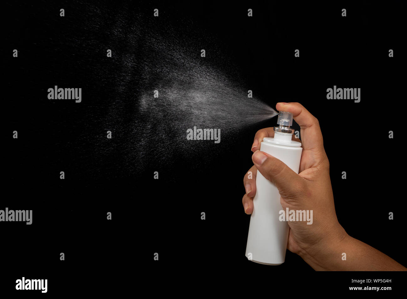 Spray, Pulverized fluid getting out from a container withstood by a ...