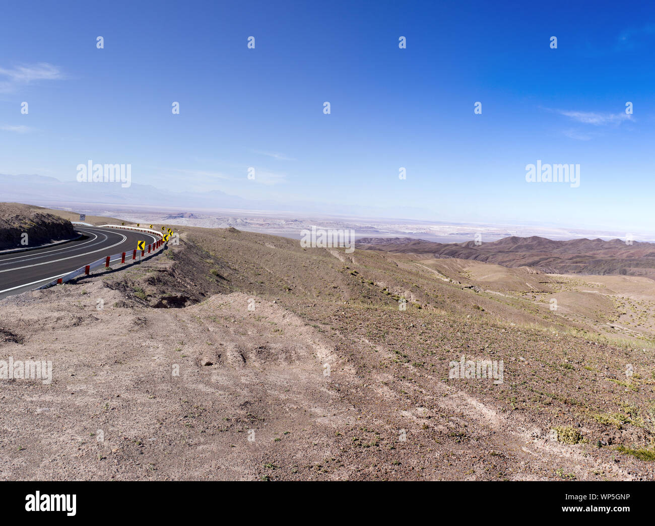 A desert view from Panamericana, route 5, Chile Stock Photo - Alamy