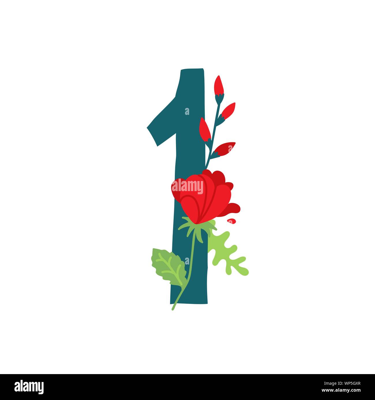 Number 1 Stock Vector Images - Alamy