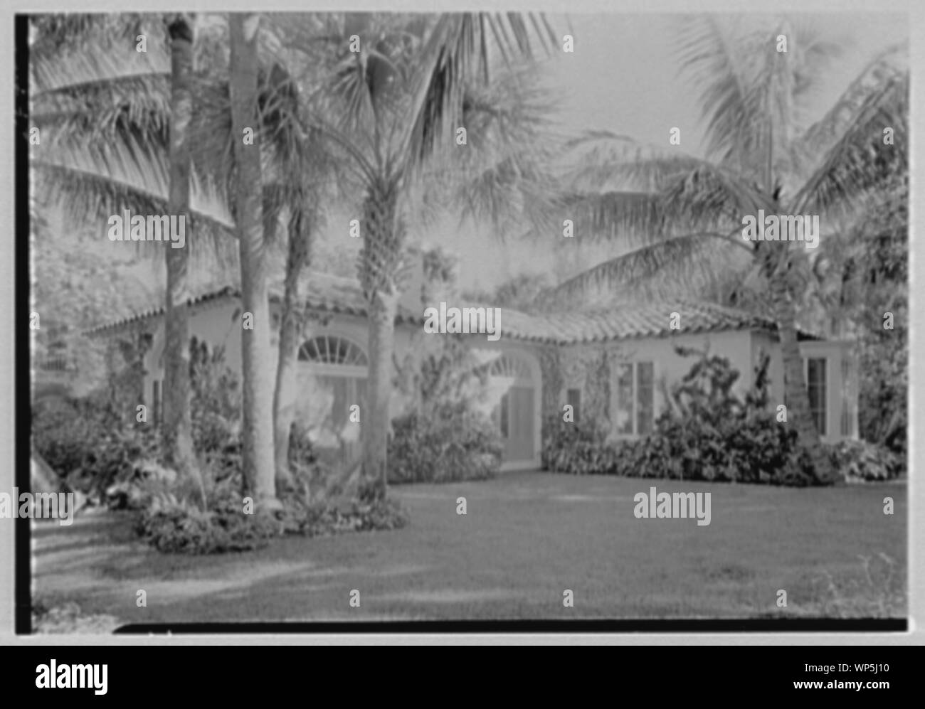 Kenneth G. Smith, residence on Via Del Mar, Palm Beach, Florida Stock ...