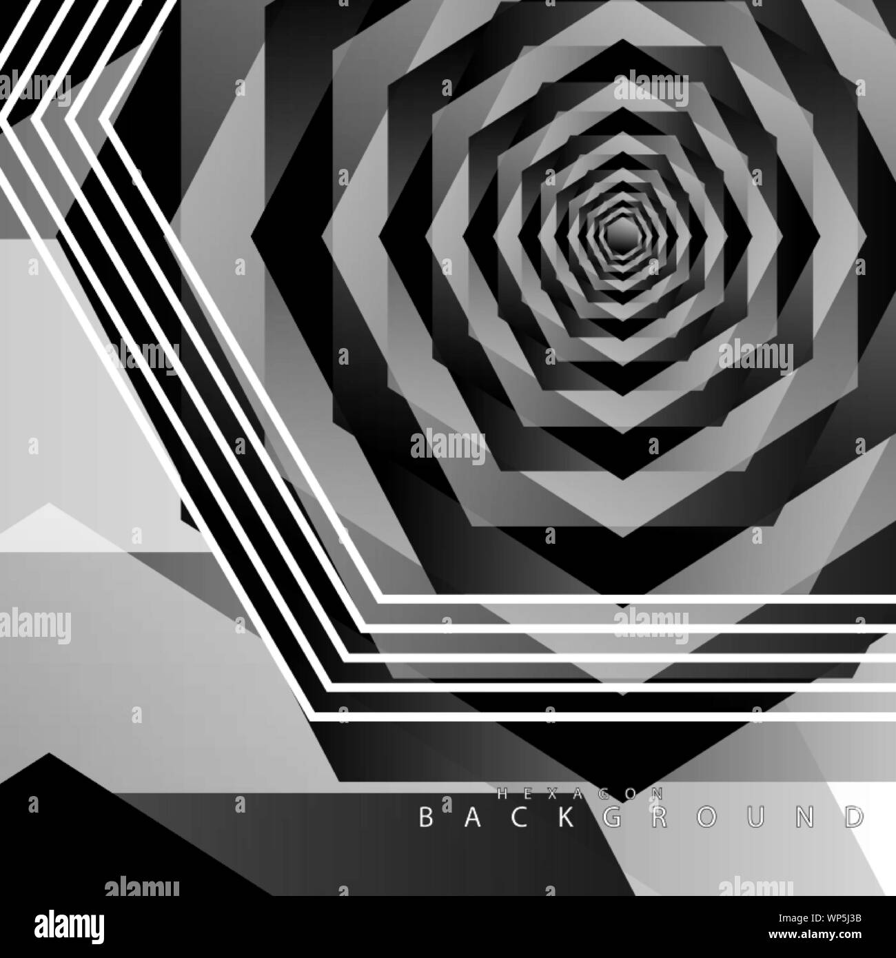 colorful hexagon abstract background. Transparent vector background in ...