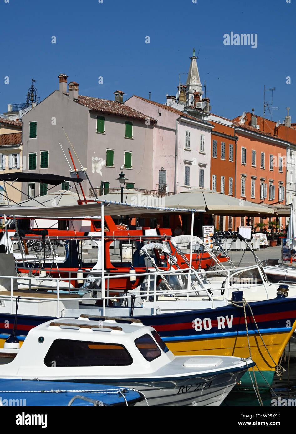 Pretty coastal town of Rovinj, Croatia Stock Photo - Alamy