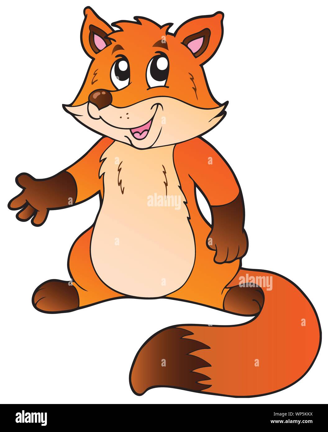 Fox cub fauna Stock Vector Images - Alamy