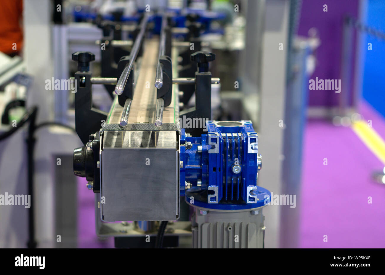 Picture of the details of the forming plastic industrial machine that ...