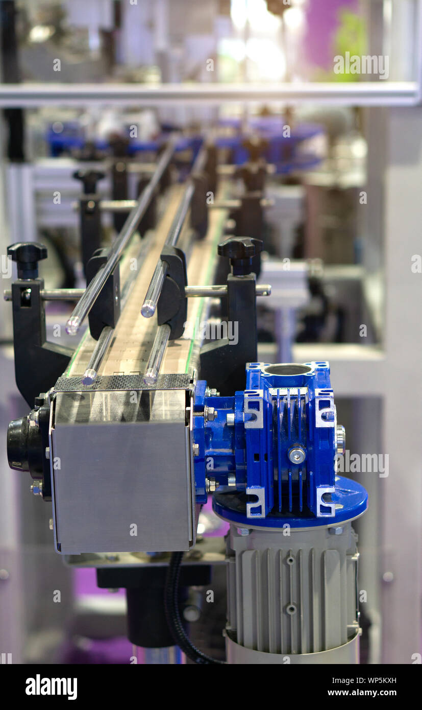 Picture of the details of the forming plastic industrial machine that ...
