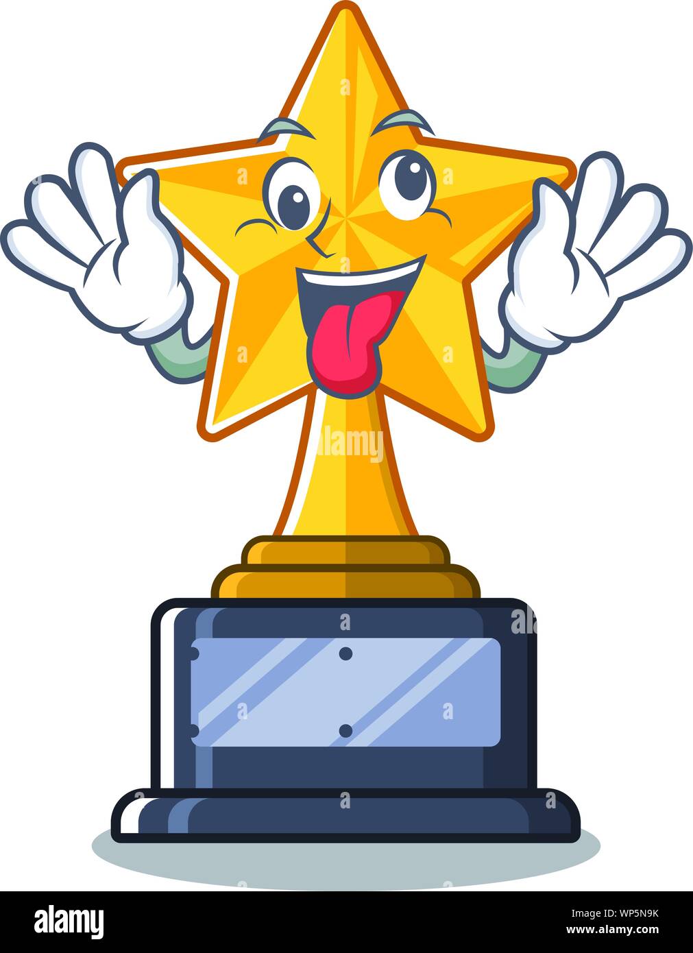 Crazy star shaped cartoon the toy trophy Stock Vector Image & Art - Alamy