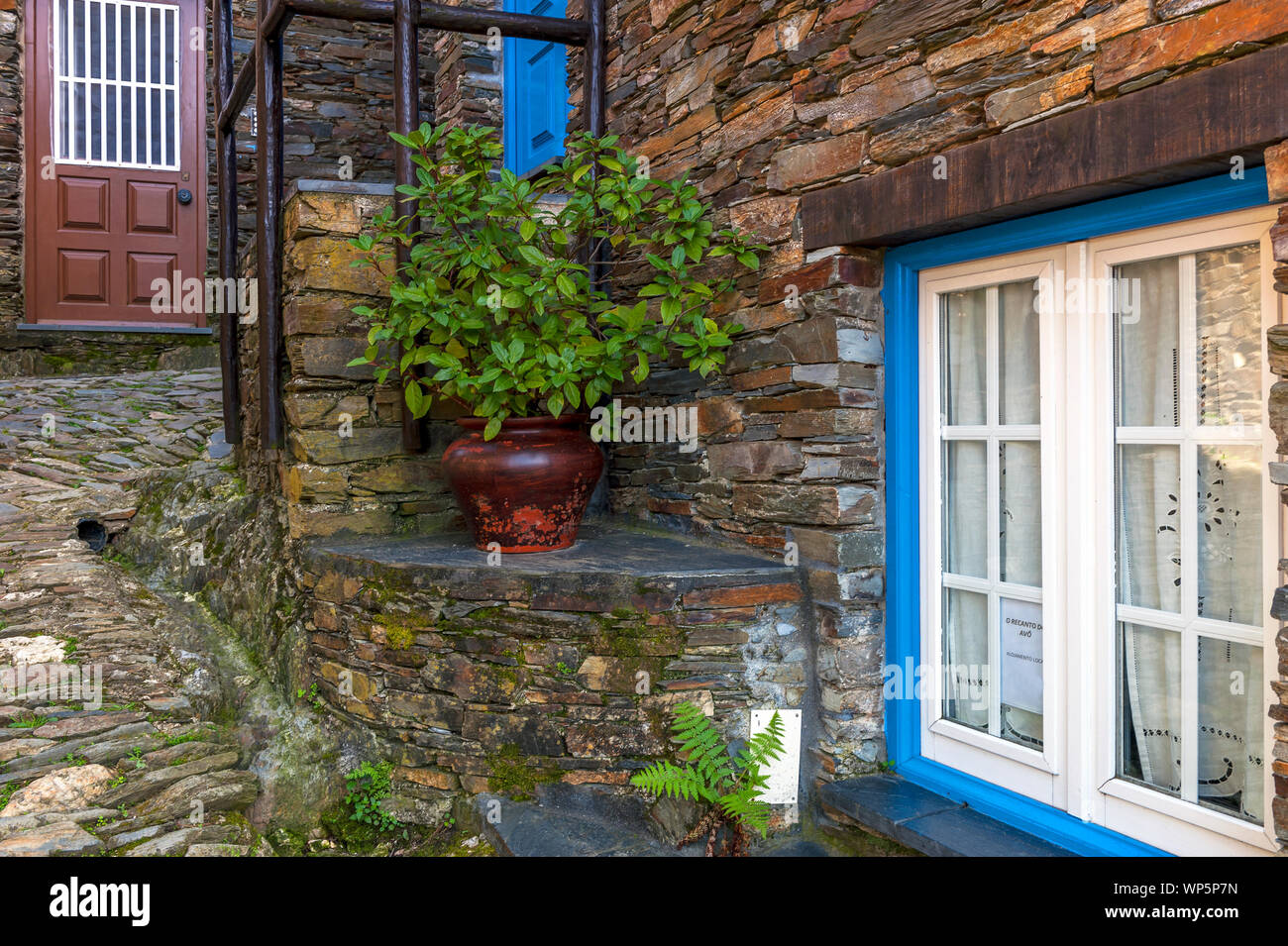 Traditional houses of Piodao village, Portugal Stock Photo - Alamy