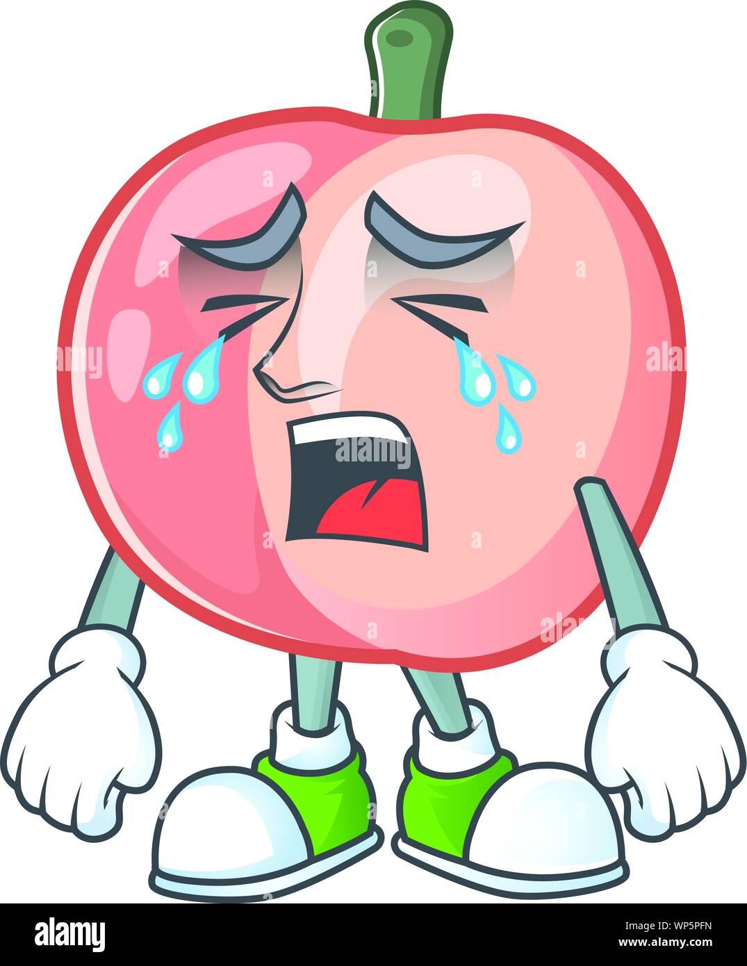 Peach tears Stock Vector Images - Alamy