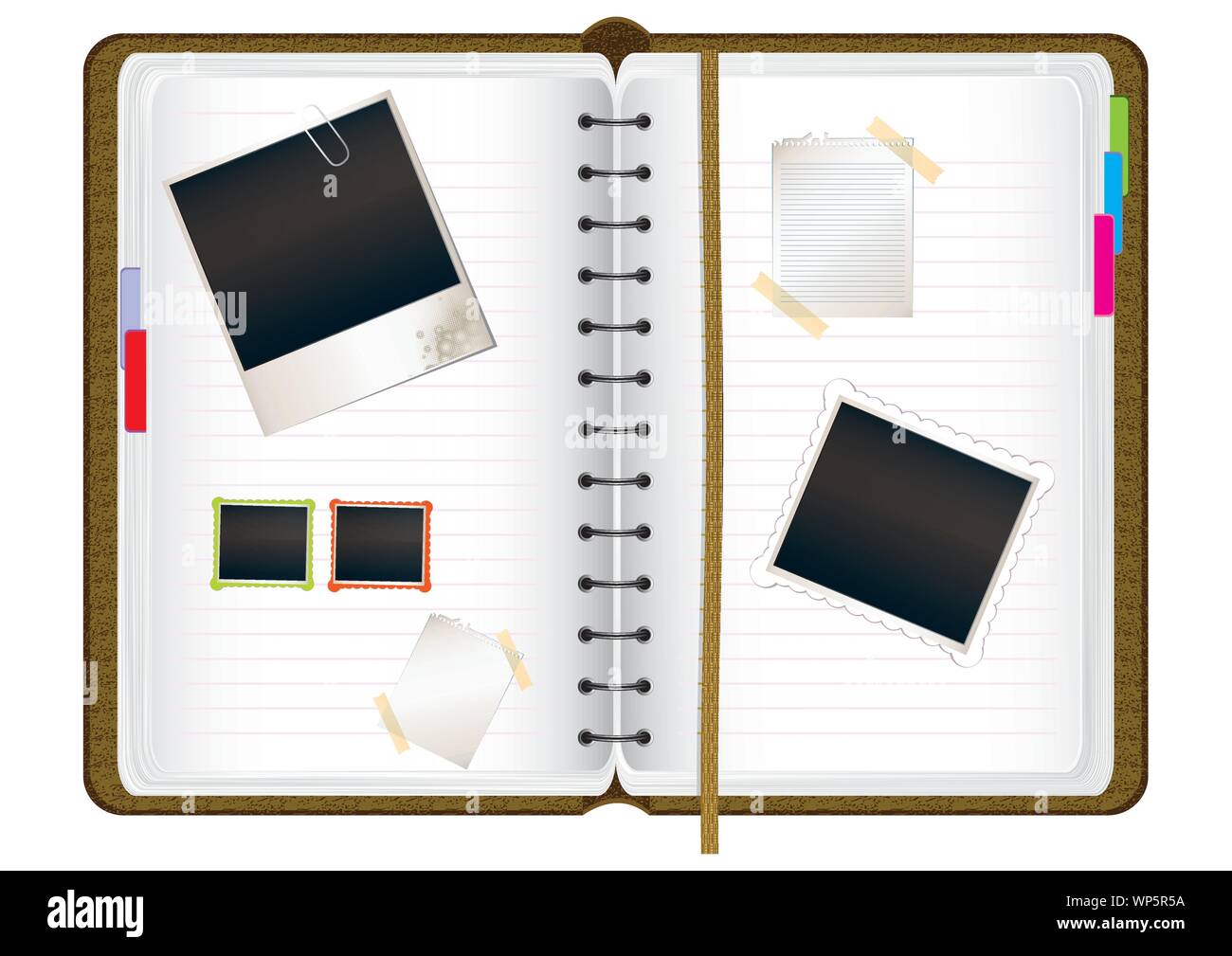 Old paper back book Stock Vector Images - Alamy