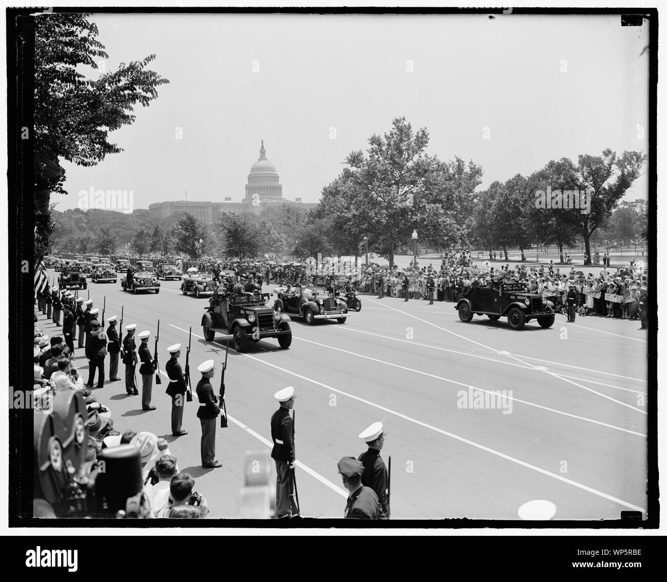Motorcade Cut Out Stock Images & Pictures - Alamy