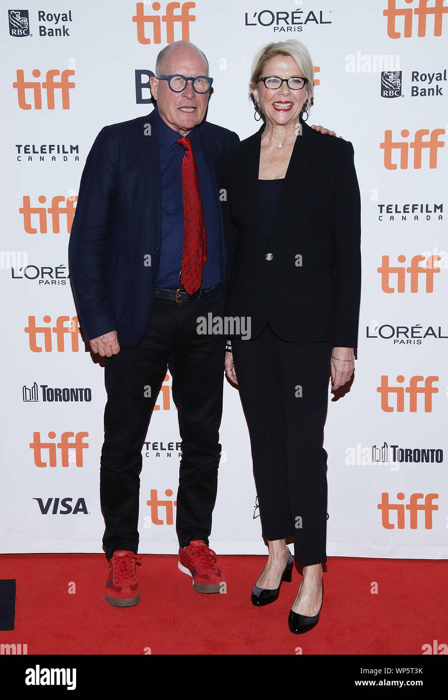 Toronto, Canada, 6th Sept, 2019. Bill Nicholson and Annette Bening ...