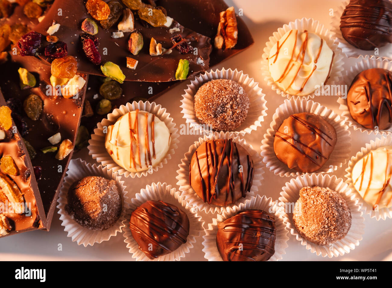 Fine dining dark chocolate dessert hi-res stock photography and images ...