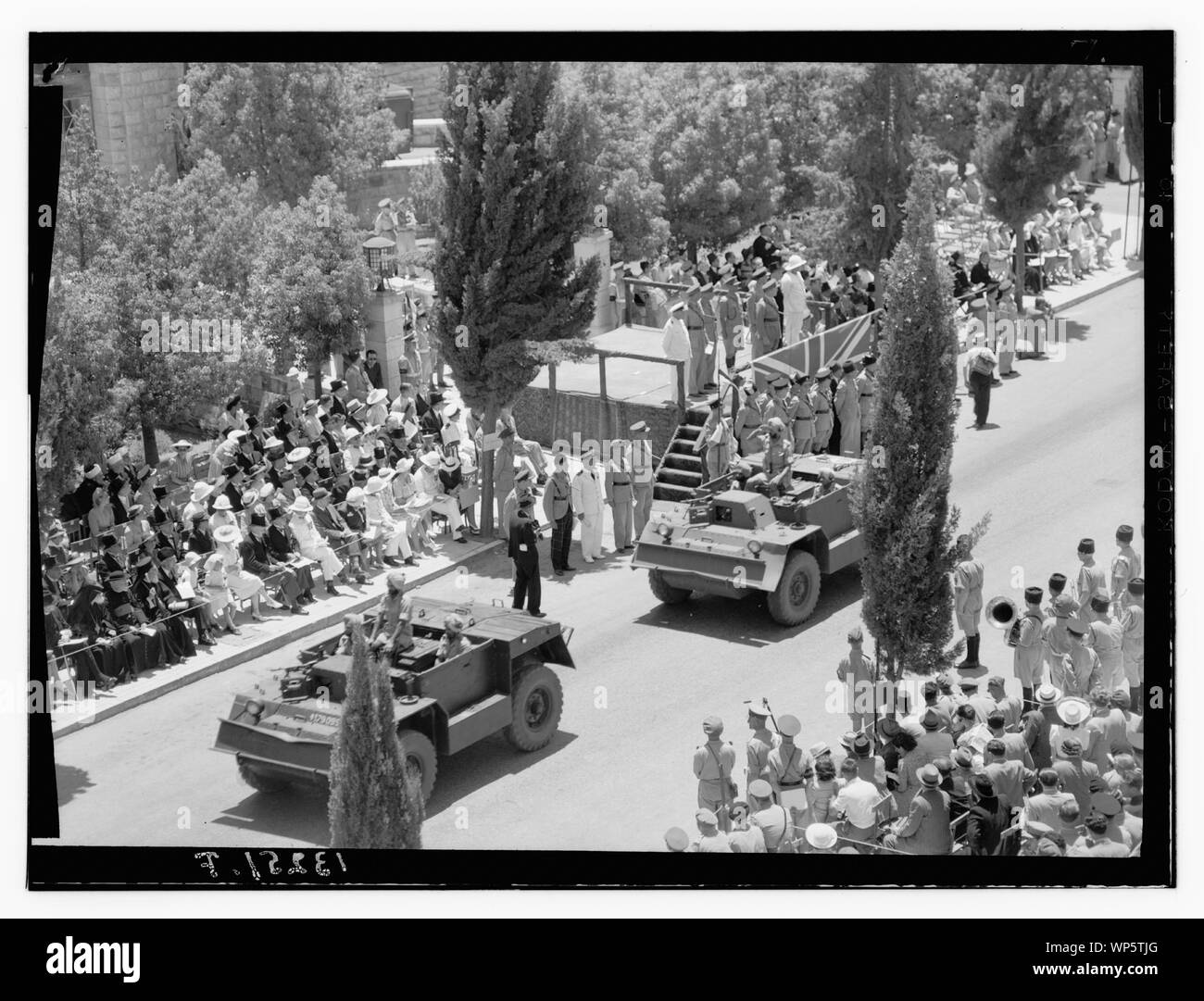 King George VI, birthday parade & presentations, June 14, 1945 Stock ...