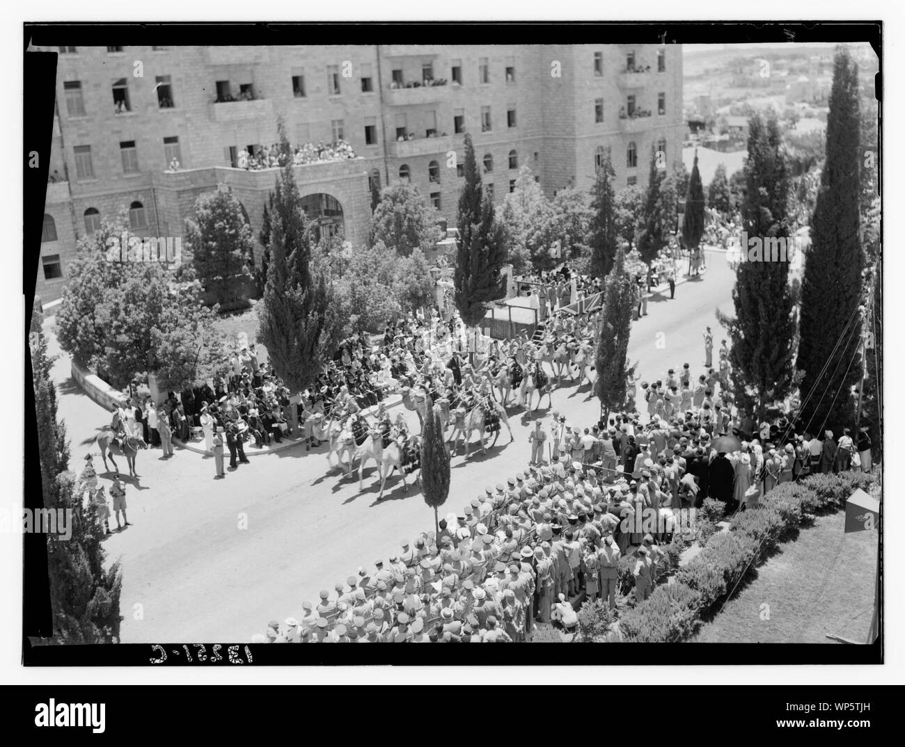 King George VI, birthday parade & presentations, June 14, 1945 Stock ...