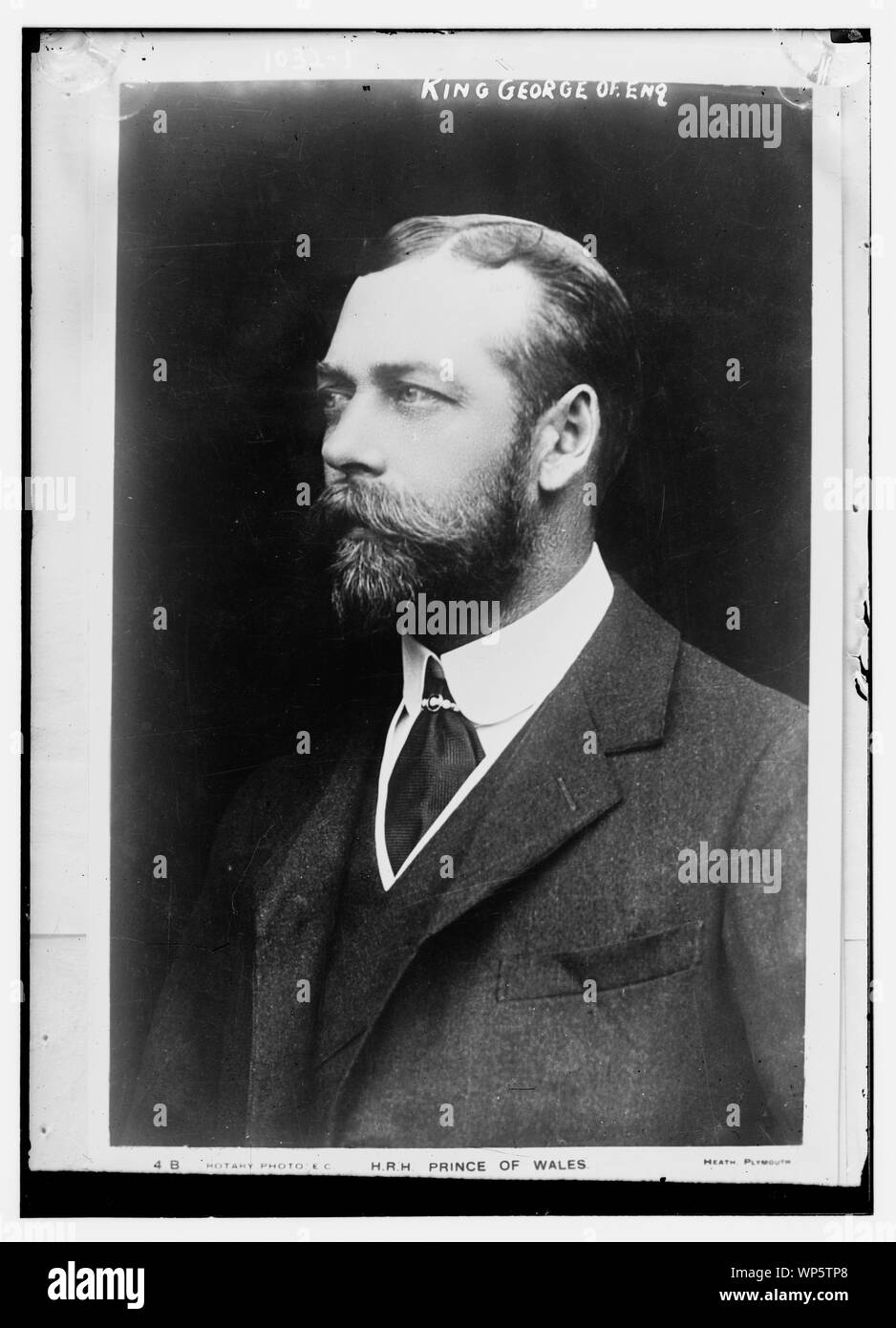 King George of England, Rotary Photo / Rotary Photo Stock Photo - Alamy