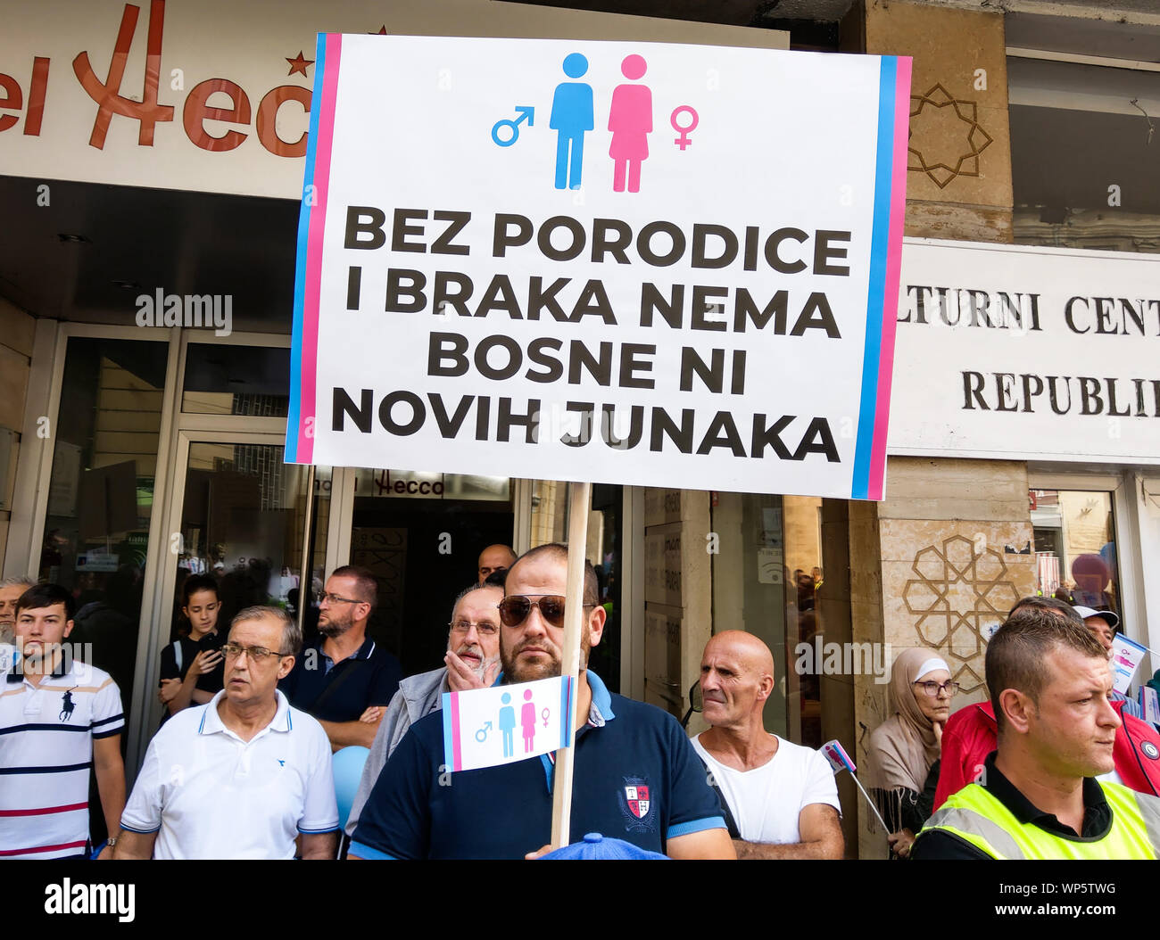 Sarajevo, Bosnia Herzegovina. 7th Sep, 2019. One day before the first ...