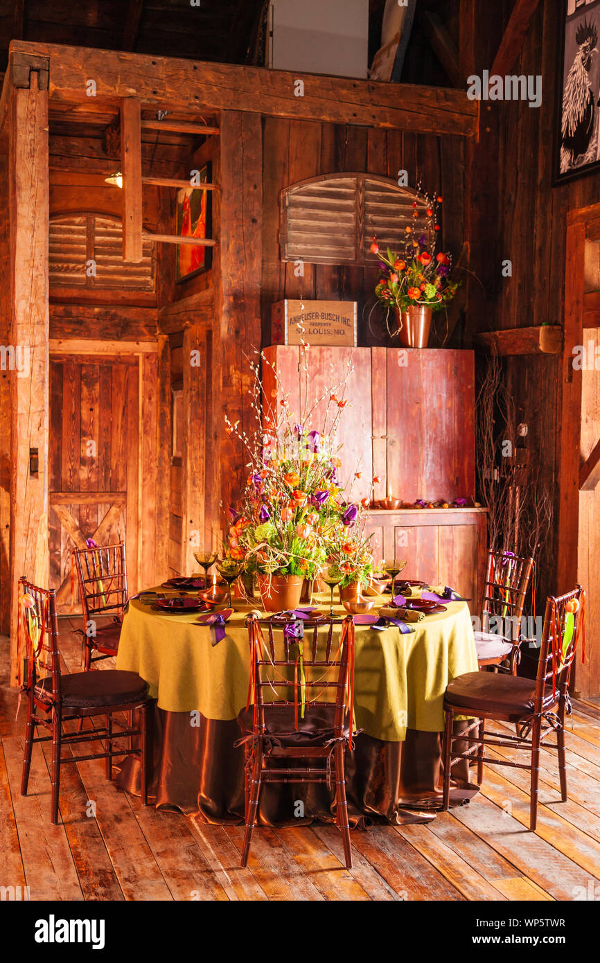 Still life of a table setup for a fancy high end wedding Stock Photo ...