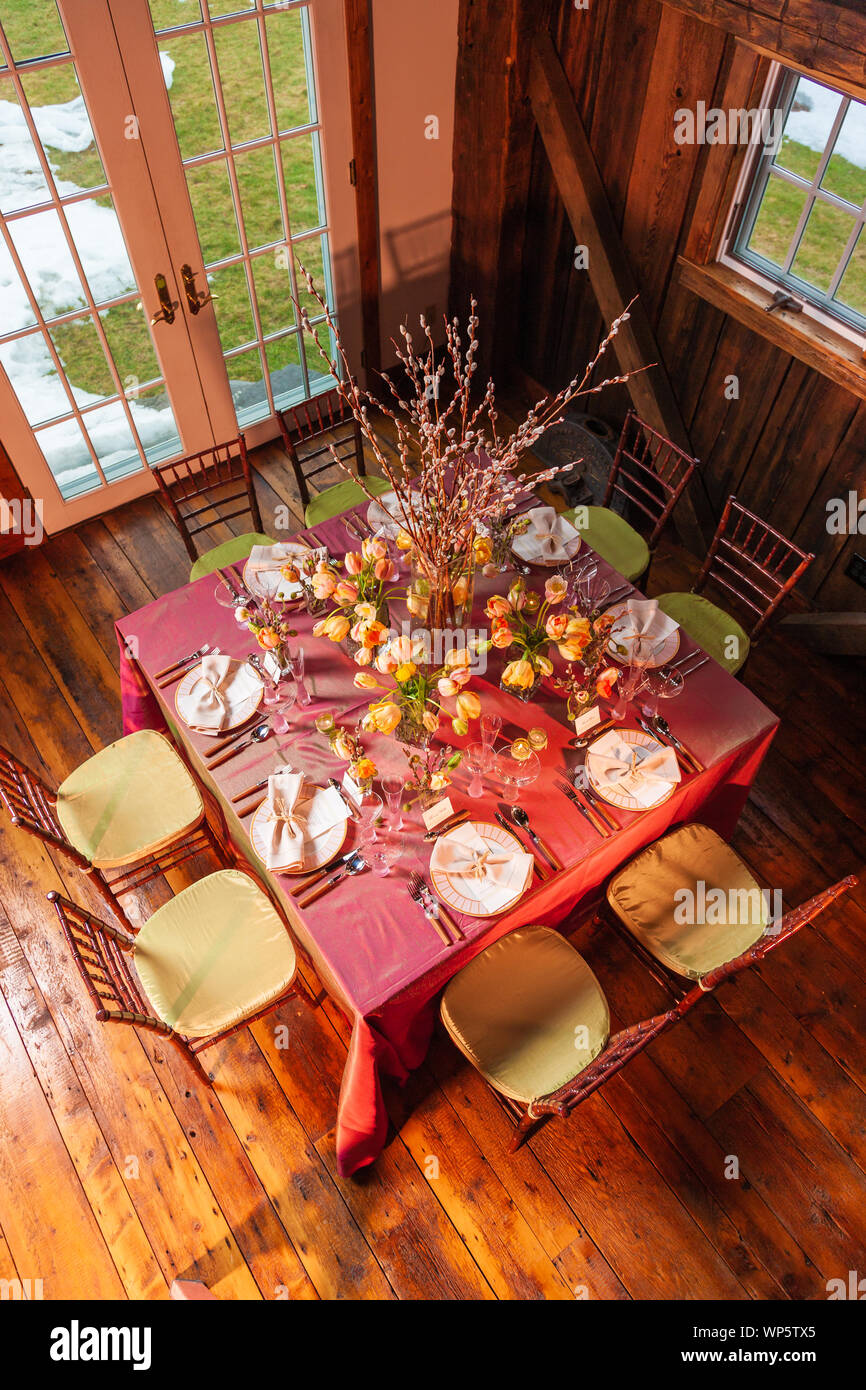Still life of a table setup for a fancy high end wedding Stock Photo ...