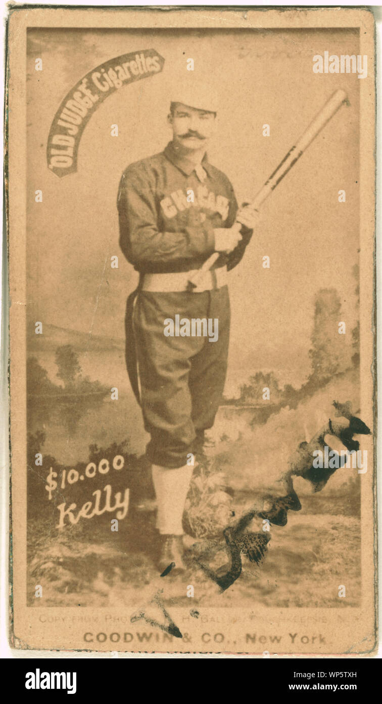King Kelly, Chicago White Stockings, baseball card portrait Stock Photo ...