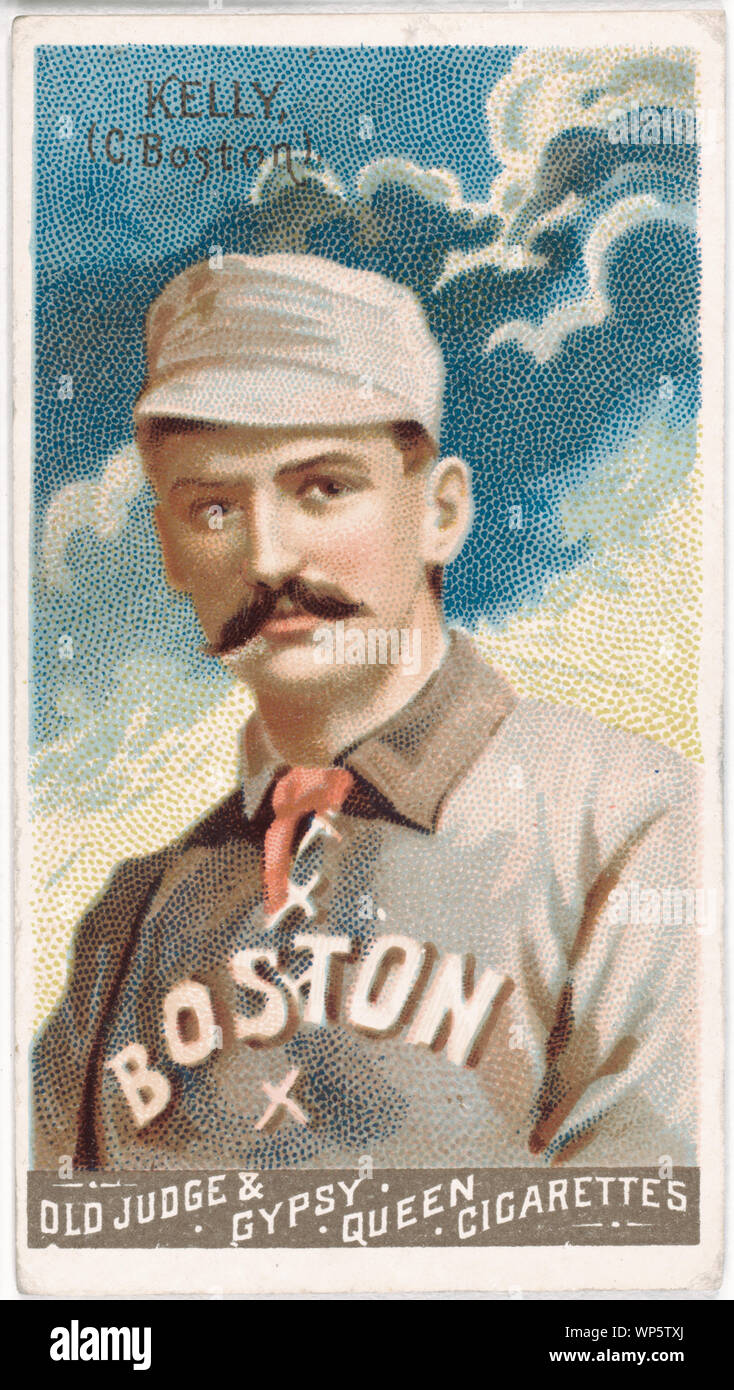 King Kelly, Boston Beaneaters, baseball card portrait Stock Photo - Alamy
