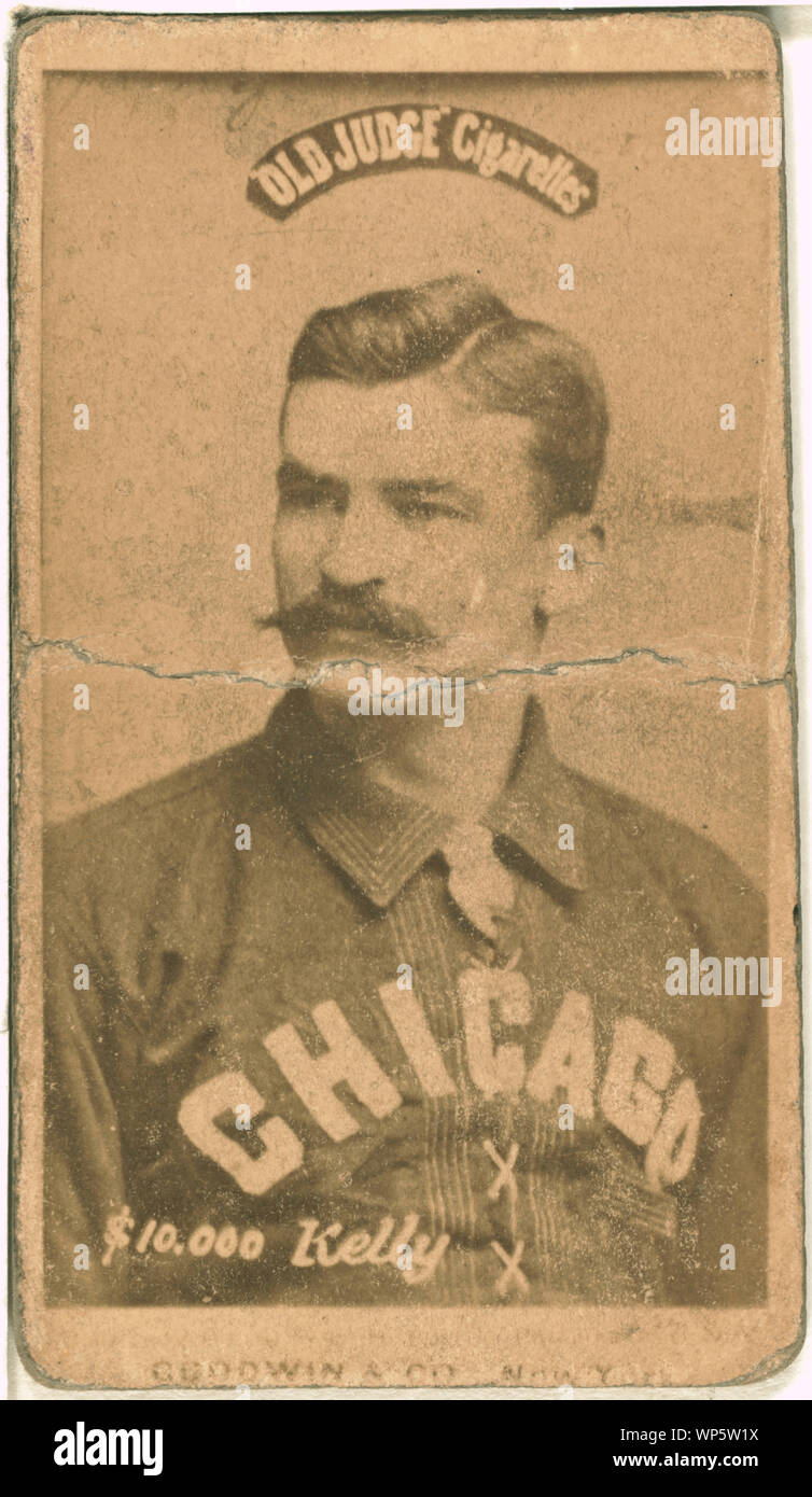King Kelly, Chicago White Stockings, baseball card portrait Stock Photo ...