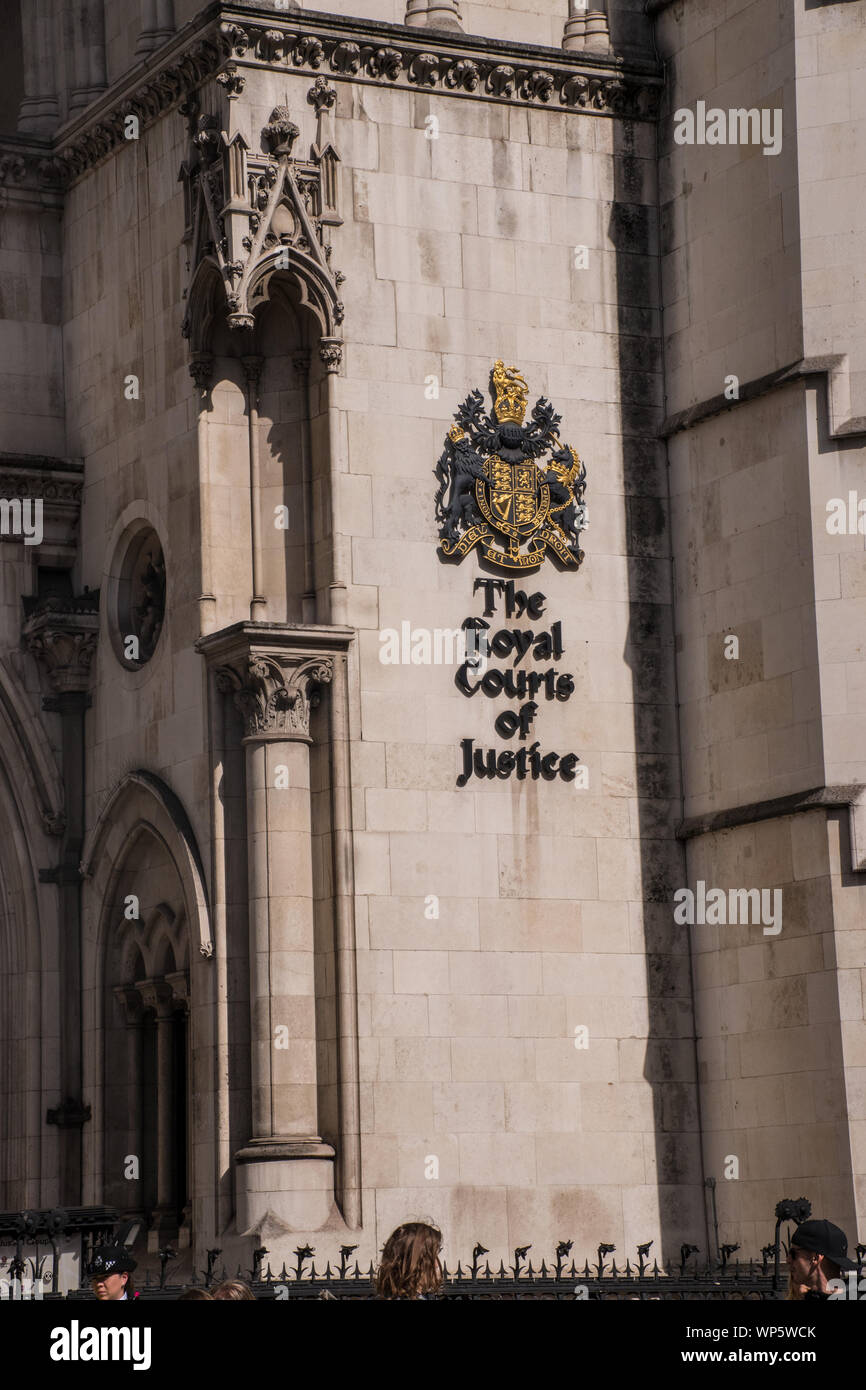 The Royal Courts of Justice, London Stock Photo - Alamy