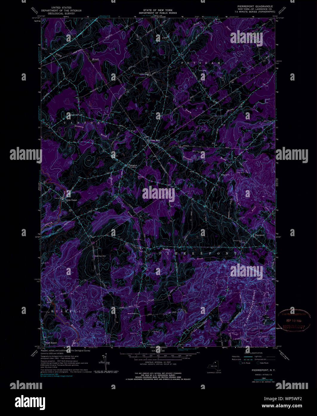 New York NY Pierrepont 136800 1964 24000 Inverted Restoration Stock ...