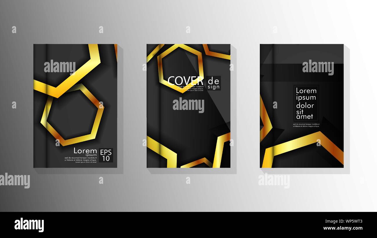 Vector collection of book cover backgrounds for brochures, leaflets ...