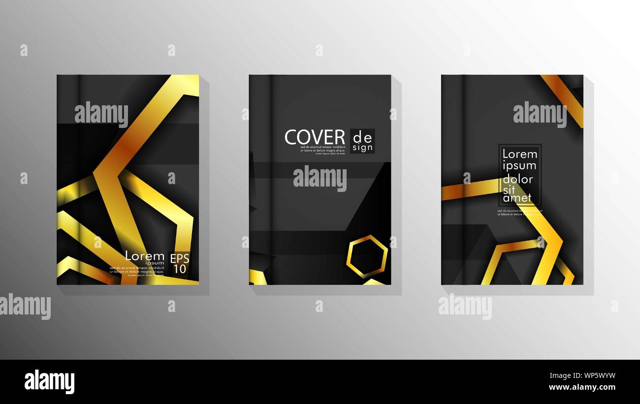 Vector collection of book cover backgrounds for brochures, leaflets ...