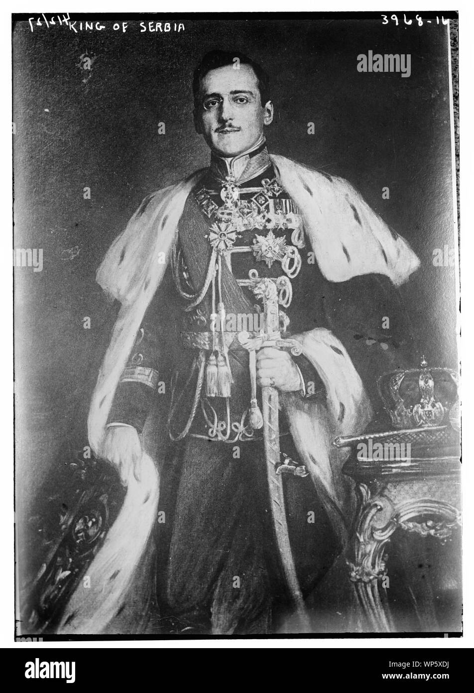 King of Serbia Stock Photo - Alamy