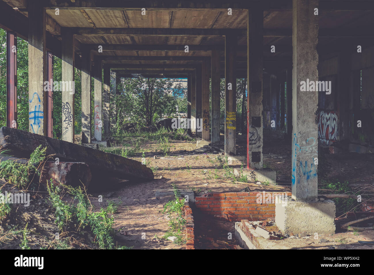 Abandon Rooftop House High Resolution Stock Photography and Images - Alamy