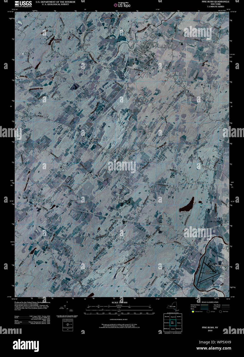 New York NY Pine Bush 20100304 TM Inverted Restoration Stock Photo - Alamy