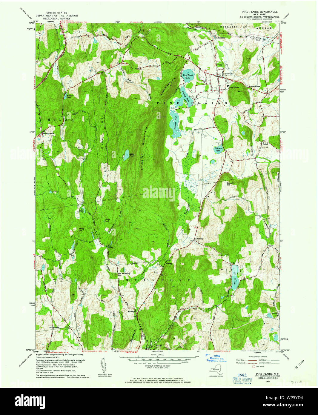 Plains map Cut Out Stock Images & Pictures - Alamy