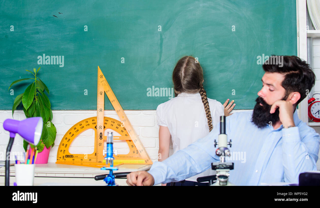 enjoy study. math geometry. biology chemistry lesson. father and ...