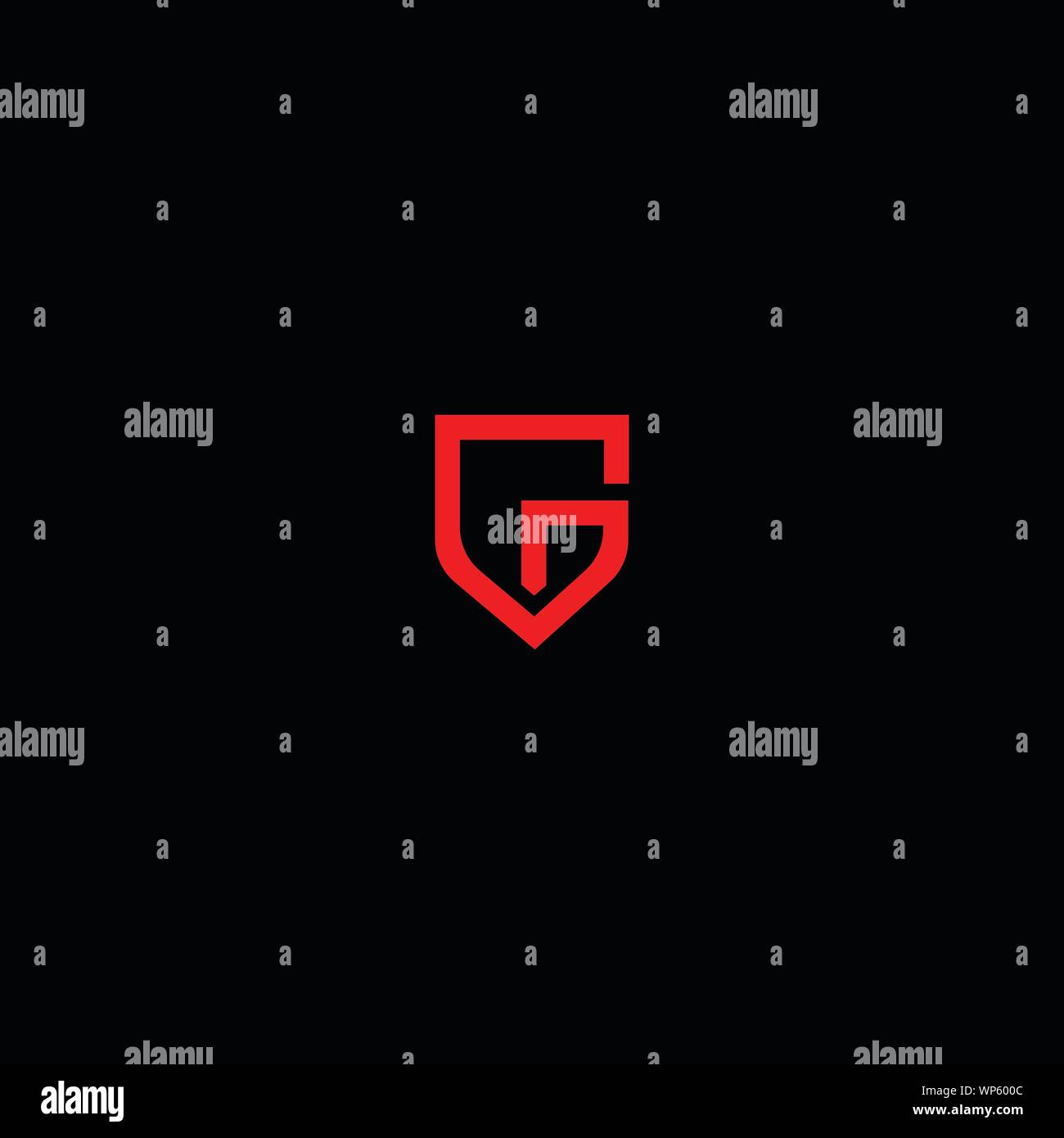 Creative Innovative Initial Letter logo GG G. Minimal luxury Monogram ...