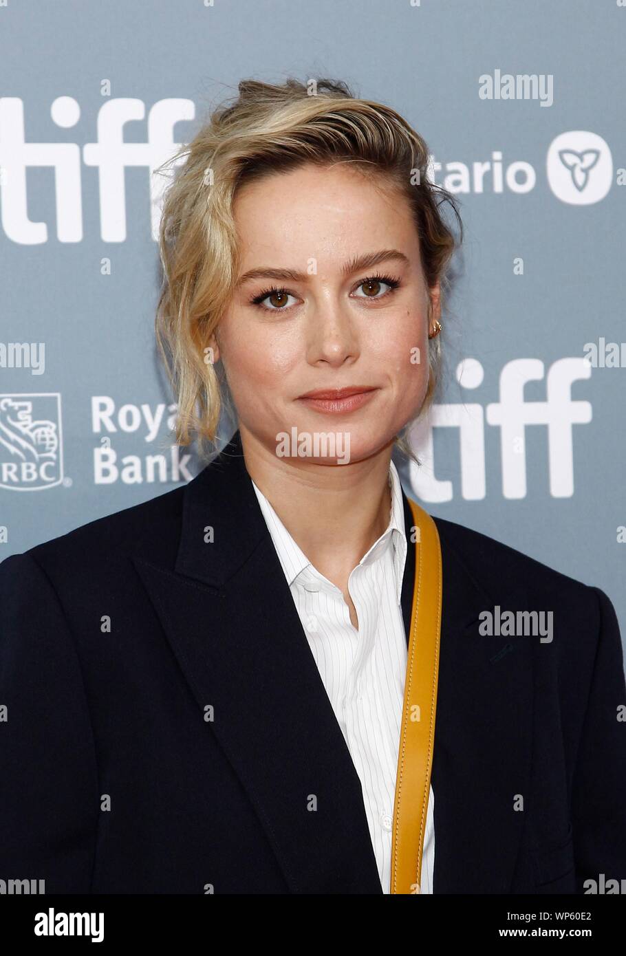 Toronto, ON. 7th Sep, 2019. Brie Larson at the press conference for ...