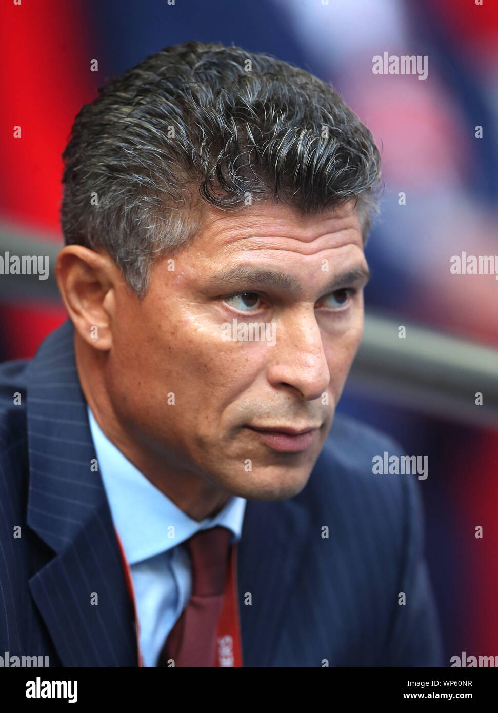 Bulgaria manager Krasimir Balakov during the Euro 2020 Qualifying Group ...