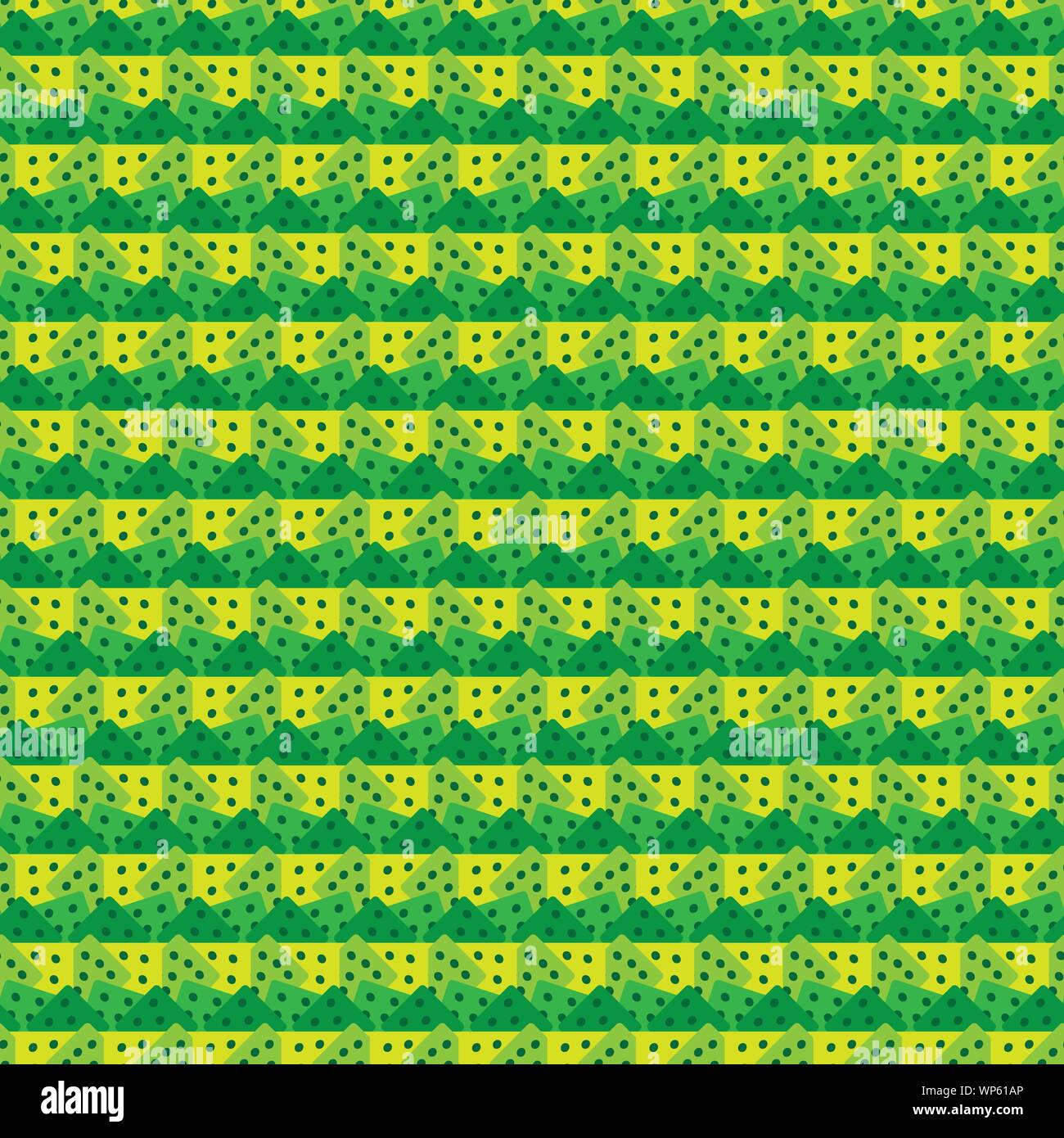 seamless vector pattern with abstrat green and yellow shapes arranged ...